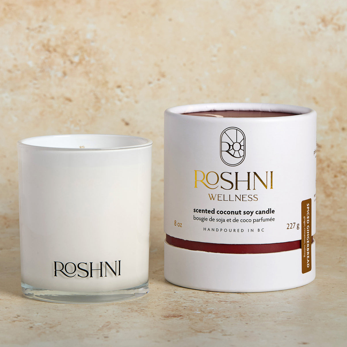 Enjoy the Warmth of Spiced Gingerbread Candle Fragrance – Roshni Wellness